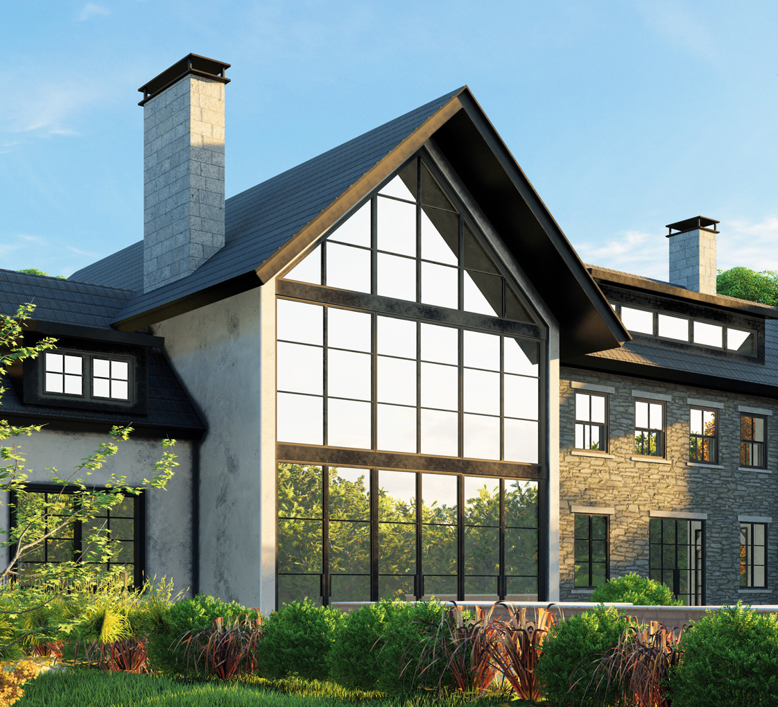 Eurolite Exterior Glass Walls in Residential Architecture